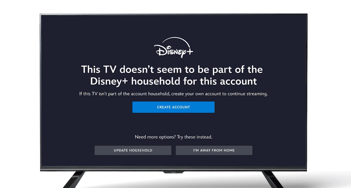 Disney+ account sharing